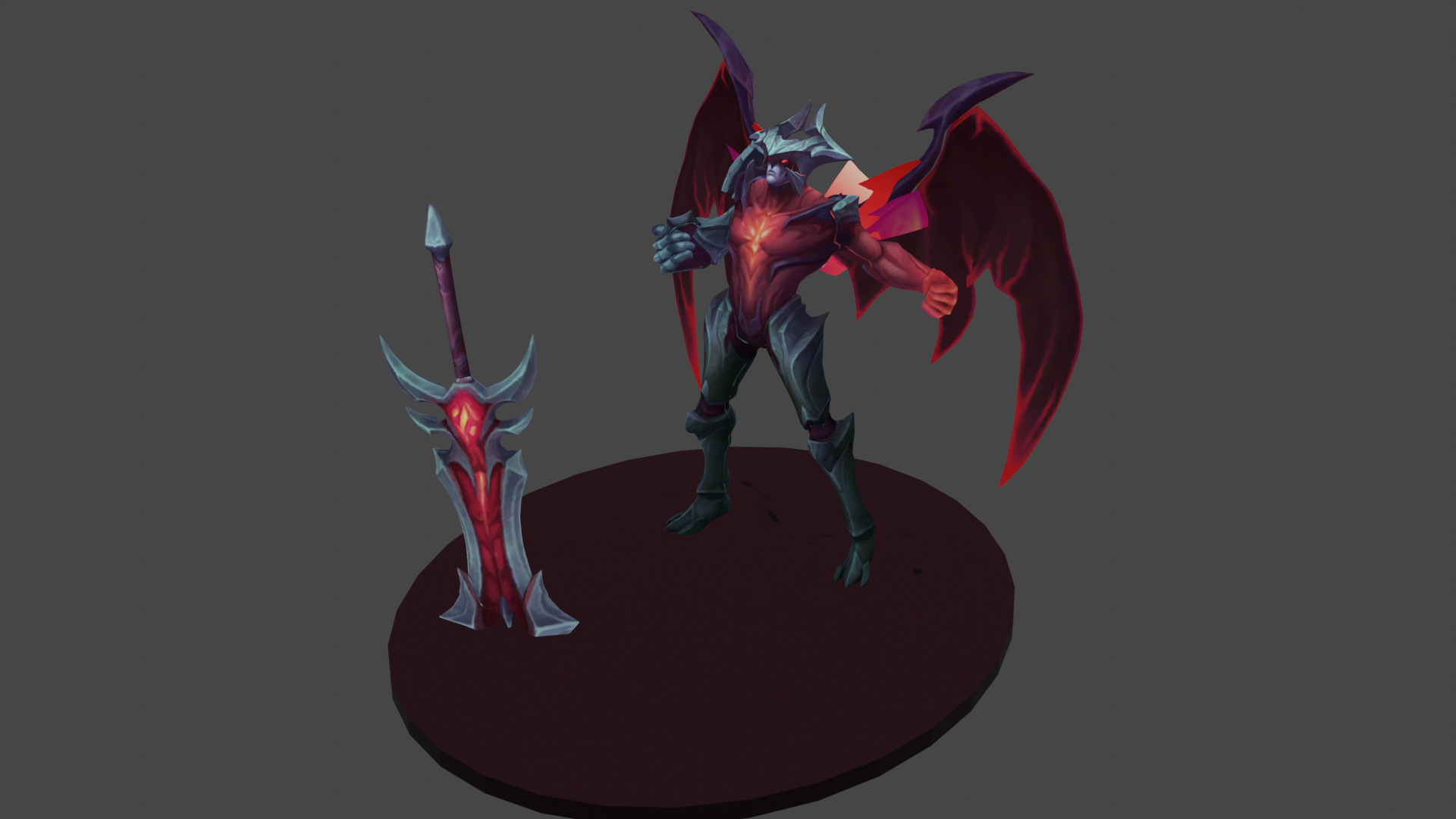 Archivo STL Aatrox League of Legends・Modelo imprimible en 3D para descargar・Cults