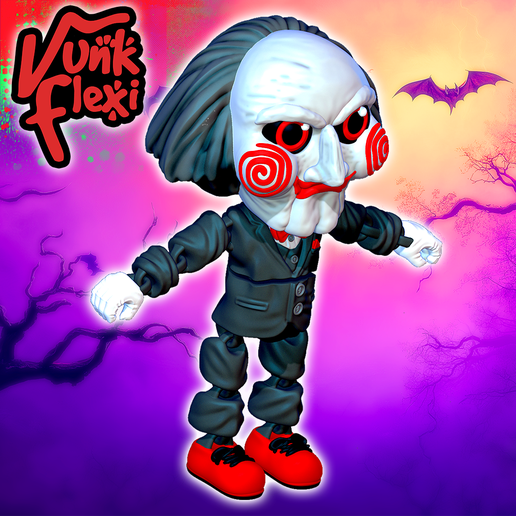 🪚 Saw Billy the Puppet MultiColor Flexi Print-In-Place + figure ...