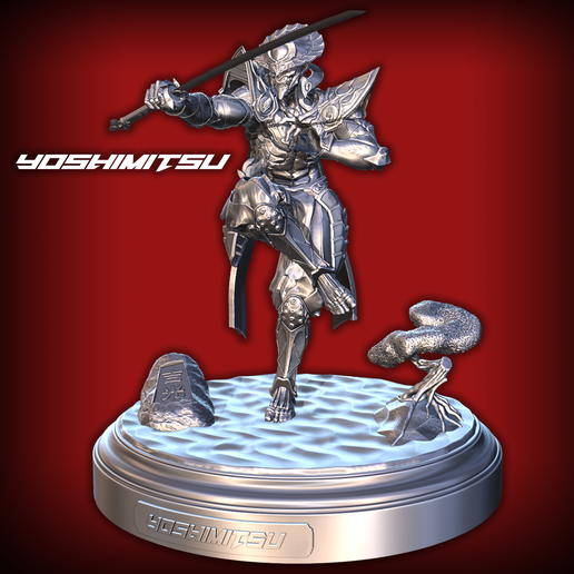 👤 Tekken 8 - Yoshimitsu statue (and bust)・ 3D File for 3D printing・Cults