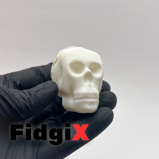 💀 Skull Switch Fidget – Halloween Clicky Toy・ 3D File for 3D printing・Cults