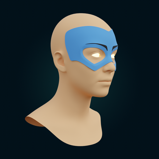🆓 Blonde Blazer Mask from Dispatch (free)・Free STL File for 3D printing ...