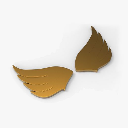 🪶 Wing Shape Model・ STL File for 3D printing and CNC machining - Laser ...