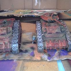 3D printing Space Marine tank family (FDM friendly) • made with Ender3 ...