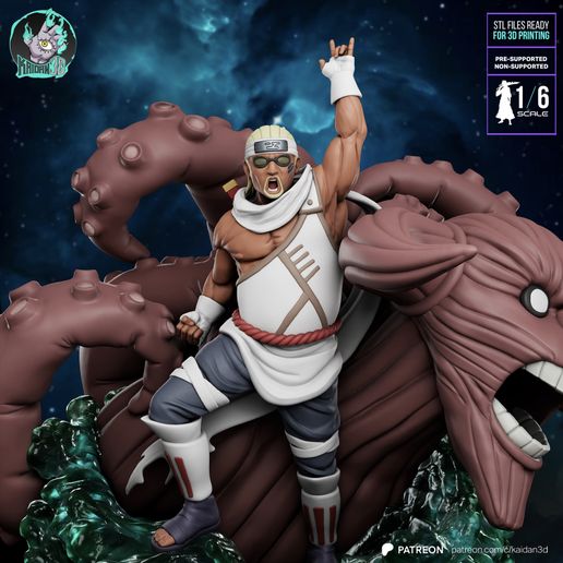 🐝 Killer Bee NARUTO SHIPPUDEN - STL ready for 3D Printing・ 3D File for ...