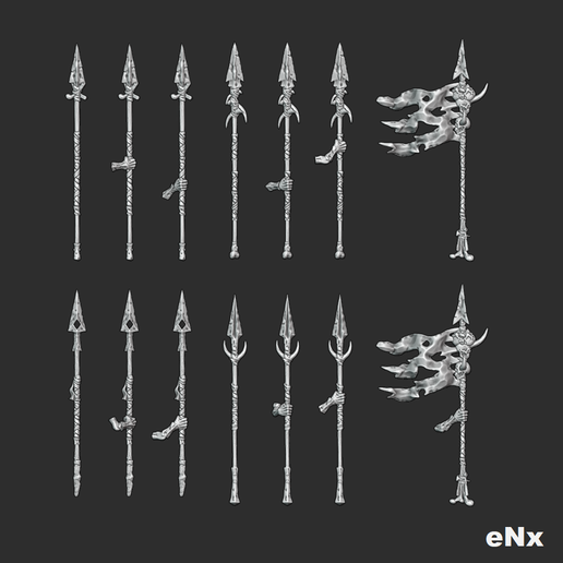3D file Fantasy Weapons Pack - Undead and ghouls - (70 different ...