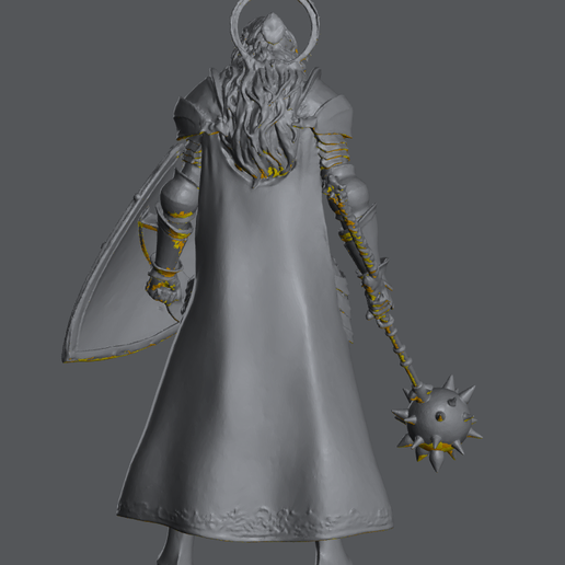 ♀️ Female Human Paladin/Cleric | Fantasy Miniature・ STL File for 3D ...