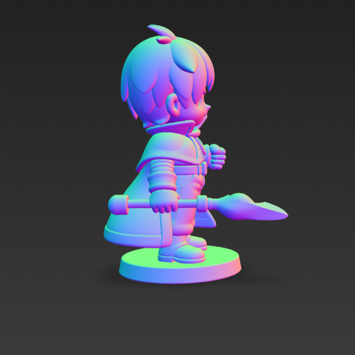 🧙 Mage Chibi Ragnarok Online・ STL File for 3D printing・Cults