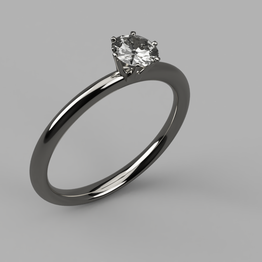 STL file Diamond ring 💎 (OBJ)・3D printing template to download・Cults