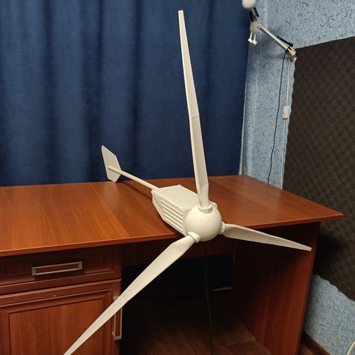 STL file Wind generator 🌬️ ・Design to download and 3D print・Cults