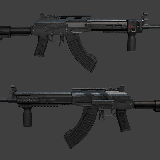 🔫 airsoft aeg rk62m2 handguard・Archivo STL para Impresión 3D・Cults