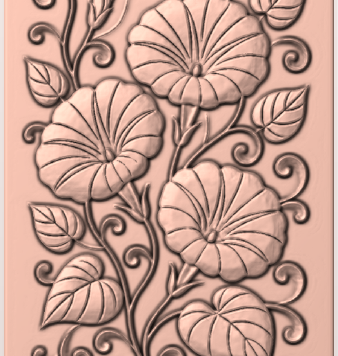 💐 Flower Panel・Free STL File for 3D printing and CNC machining - Laser ...
