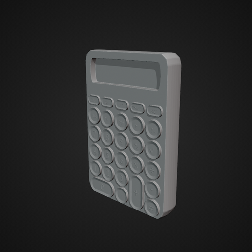 STL file diorama miniature calculator B1 🪣 ・3D printing template to ...