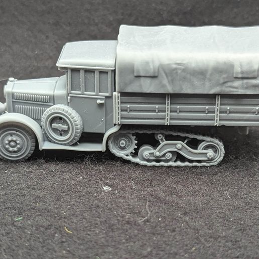 🧨 Artillery tractor C4P (Half-track Wz.34) (Poland, WW2)・ 3D File for ...