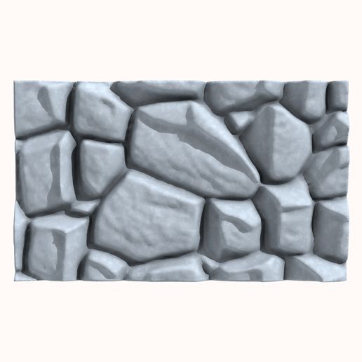 🏘️ Rough Cliff Panel for 3D Printing・ STL File for 3D printing・Cults