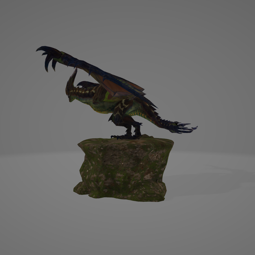 👹 MONSTER HUNTER ASTALOS FIGURE・ STL File for 3D printing・Cults