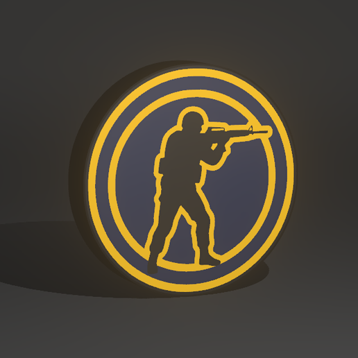 😤 Counter-Strike 2 (CS2) Lightbox・Free 3MF File for 3D printing・Cults