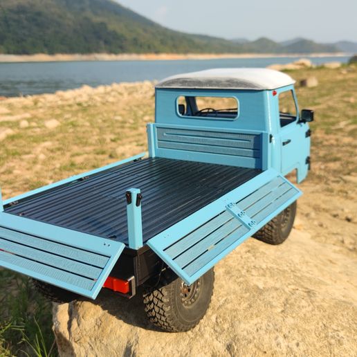 🚚 Crawler U452 Sideboard Flatbed - 1/10 RC body・ 3D File for 3D ...