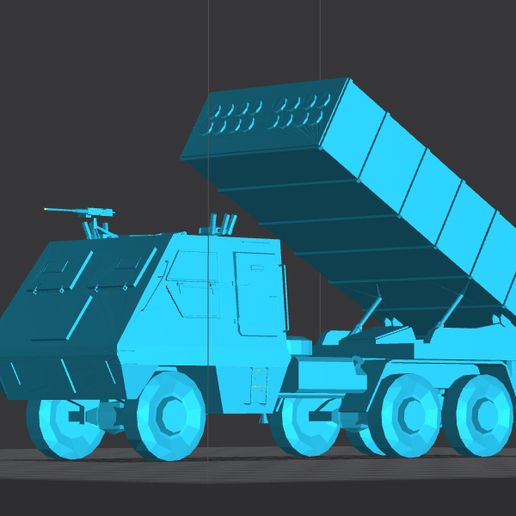 3D file Astros II Artillery Saturation Rocket System Printable 🧨 ・3D ...