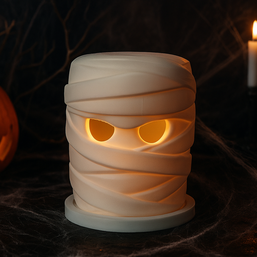 👻 Mummy LED Candle Holder – 3D Printed Halloween Decor・Free 3D File for ...