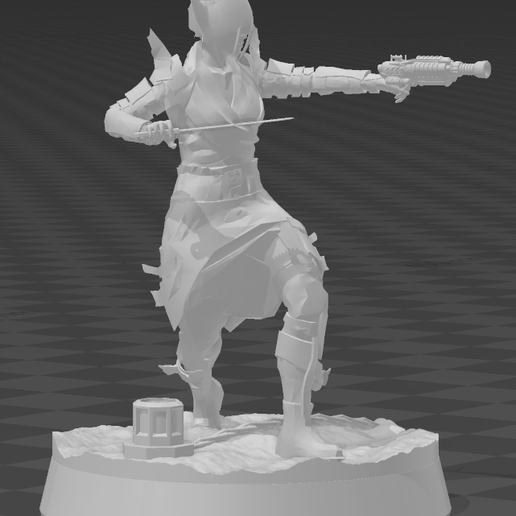 🦸 Nisha from Fallout・Free OBJ File for 3D printing・Cults