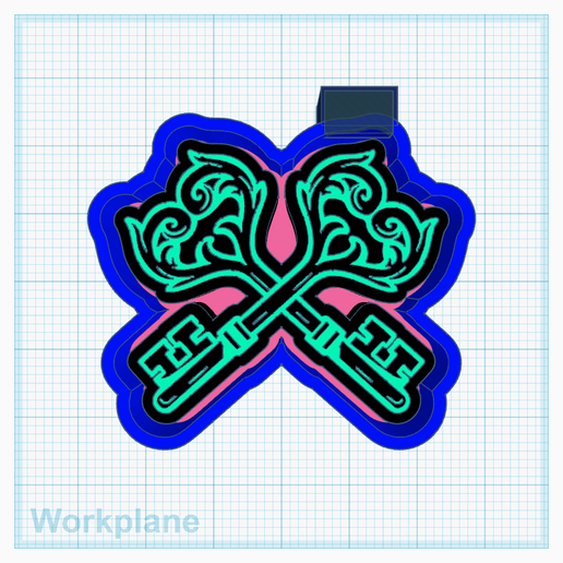 STL file 2 Keys 🔑 ・3D printable model to download・Cults