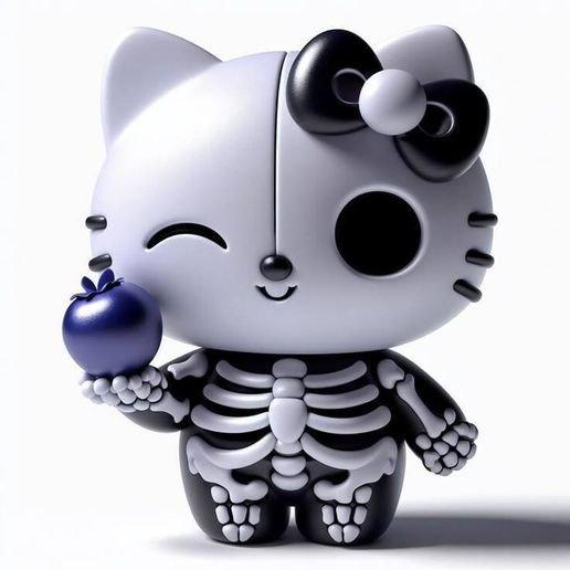 👋 hello kitty Halloween・ STL File for 3D printing・Cults