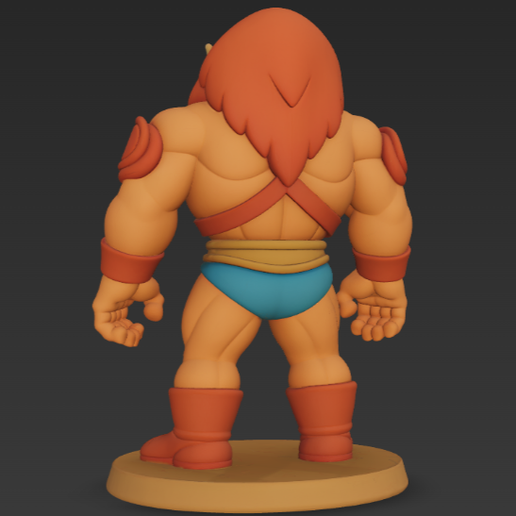 👨 Beast Man MOTU Chibi・ STL File for 3D printing・Cults