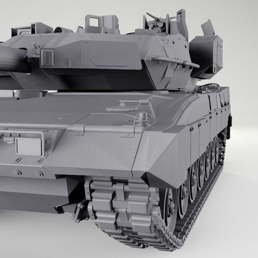 🐆 Leopard 2A8 with Eurotrophy APS・ STL File for 3D printing・Cults