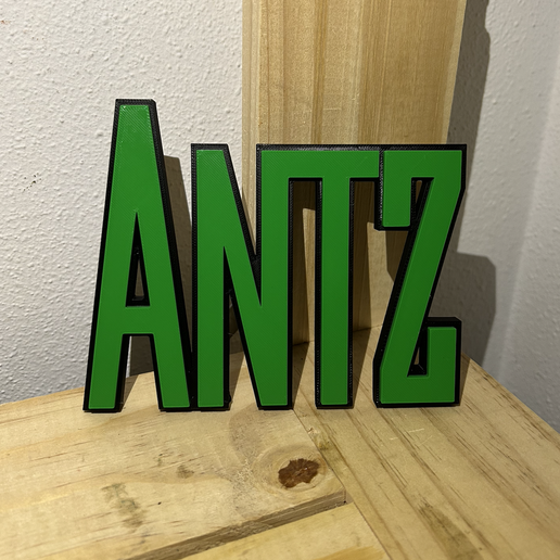 Archivo STL Logo Antz 👽 ・Objeto imprimible en 3D para descargar・Cults