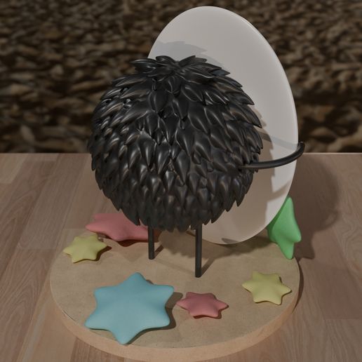 👹 Soot Sprite No Face 3D Ghibli Fan Art・ 3D File for 3D printing・Cults