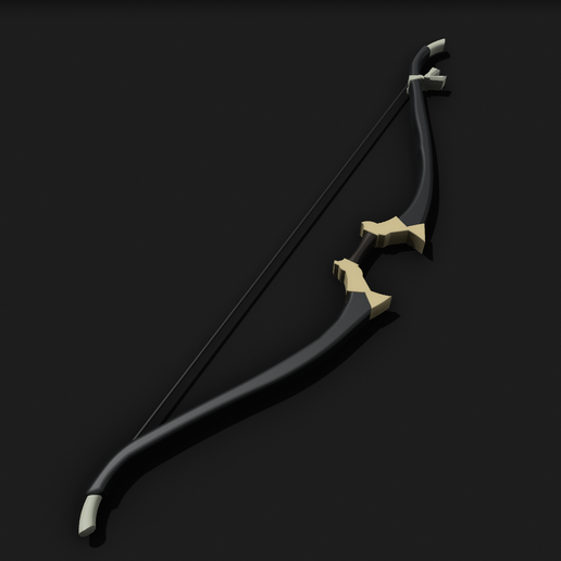 STL file Genshin Impact Messenger Bow Prop ( 1/1 Scale ) 🏹 ・3D print ...