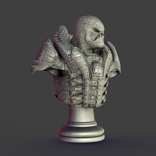 👤 ONE10 General Raam Bust - Gear of Wars・ 3D File for 3D printing・Cults