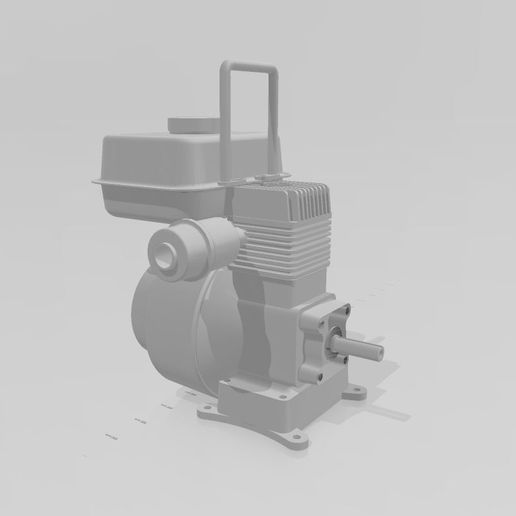 🚗 Gasoline engine・ STL File for 3D printing・Cults