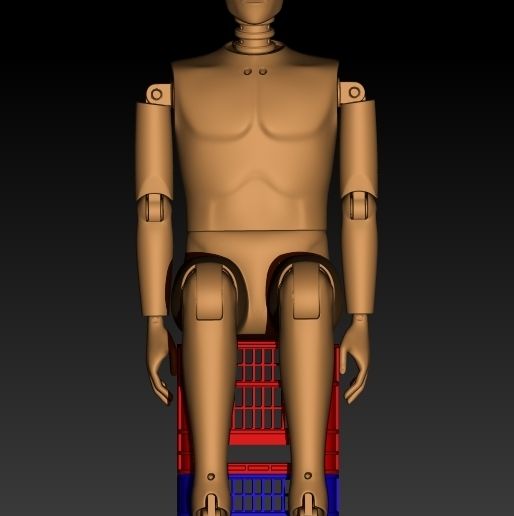 💭 Crash Test Dummies on Plastic Crates 3d printable 24th and 18th scale ...