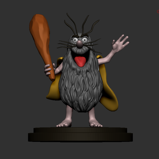 STL file Captain Caveman 🎨 ・Model to download and 3D print・Cults