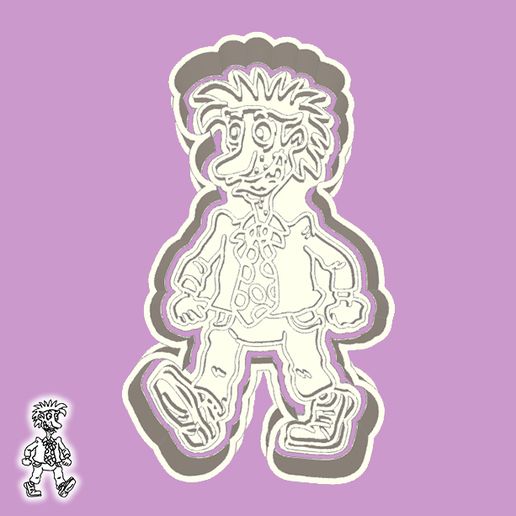 🍪 Rugrats cookie cutters - Stu Pickles (style 1)・ STL File for 3D ...