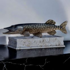PECES LUCIO DEL NORTE / ESOX LUCIUS・16 Modelos 3D & Archivos STL para ...