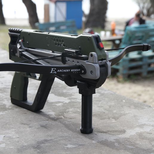 pump action repeating bow