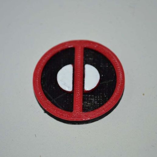 Free STL file Deadpool symbol / logo 👾 ・Template to download and 3D ...