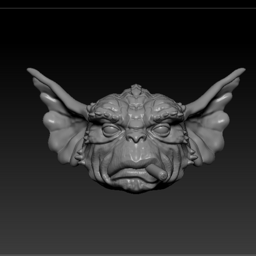 👤 GREMLIN HEAD BUST・ OBJ File for 3D printing・Cults