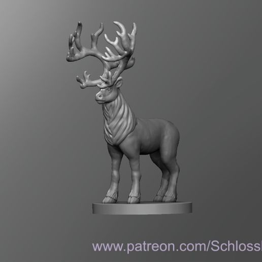 🎲 Reindeer・Free STL File for ・Cults