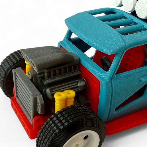 🚗 NitroCrawler – 3D Printable Off-Road Beast・ 3D File for 3D printing・Cults