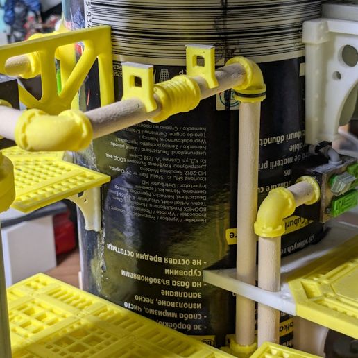 🎲 Straw pipe connectors 2・Free STL File for 3D printing・Cults