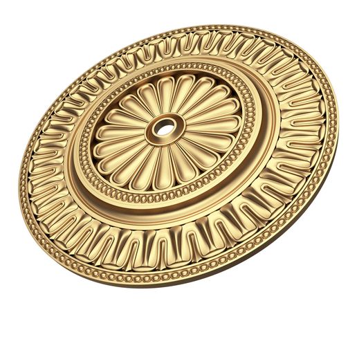 🎨 Collection of Ceiling Rosettes・ 3D File for CNC machining - Laser ...