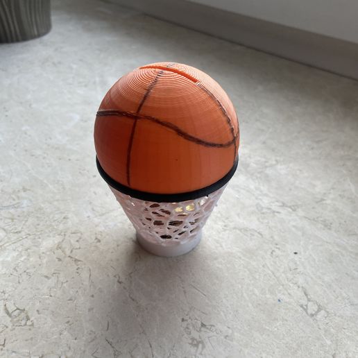 🏀 Basketball money box・ STL File for 3D printing・Cults