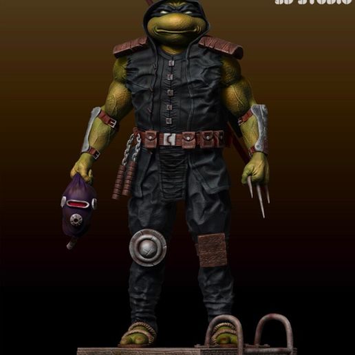 🥷 TMNT Last Ronin teenage mutant ninja turtles STL 1/6 Scale・ 3D File ...