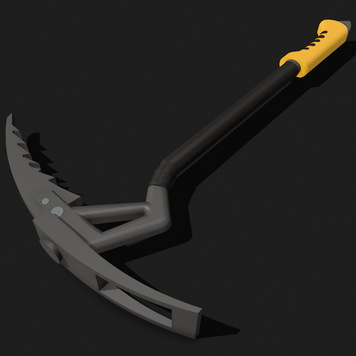 🪓 Fortnite lockpick PickAxe Prop ( 1/1 Scale )・ STL File for 3D ...