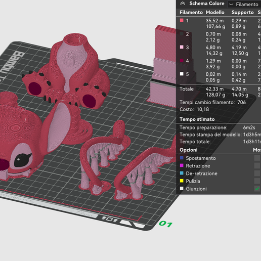 👼 ANGEL (STITCH) FUNKO POP BOBBLEHEAD | STL + 3MF (COLORED VERSION)・ STL File for 3D printing・Cults