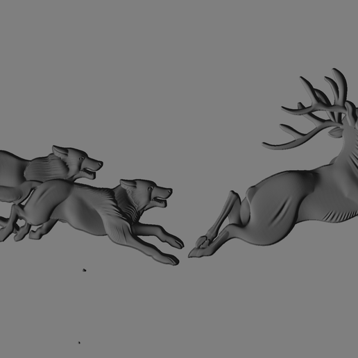 STL file deer stl cnc design 🦌 ・3D printing model to download・Cults