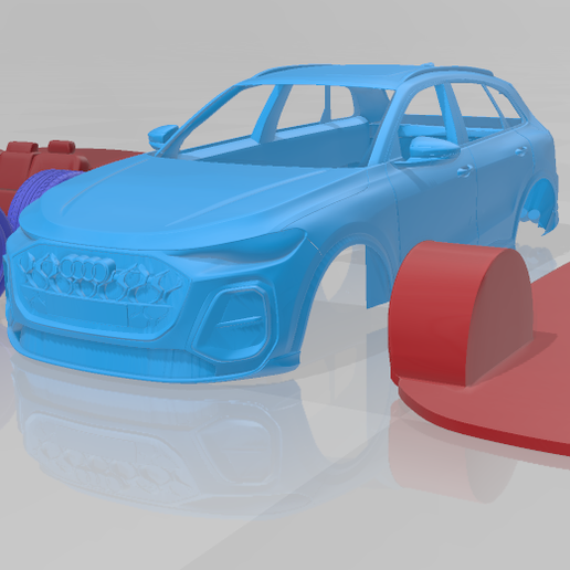 3D file Audi SQ5 2025 - Separate Parts STL Model 🚗 ・3D printer design ...